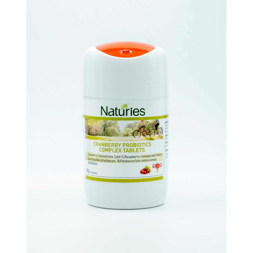 Naturies Cranberry Probiotics Complex Tablets | HealthPorter ...