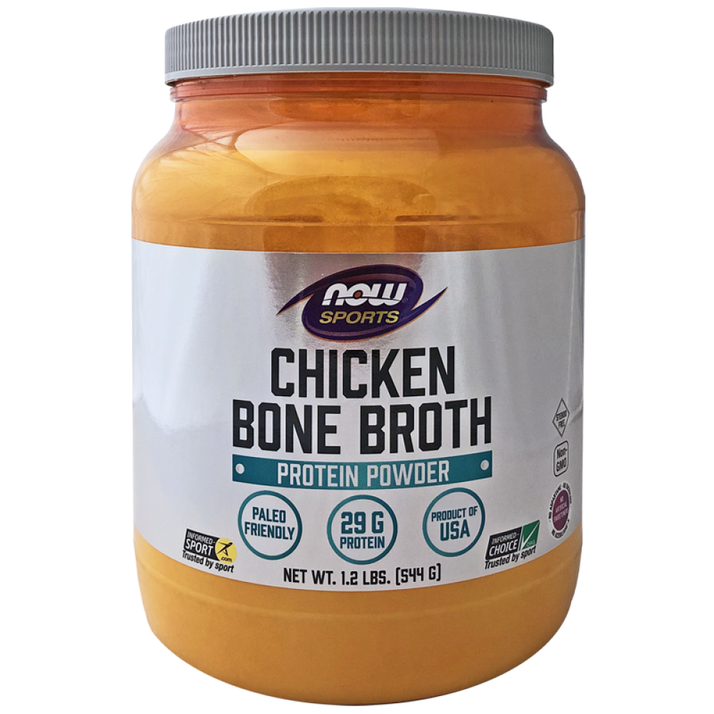Now Foods Chicken Bone Broth Protein Powder 544g - Healt ...