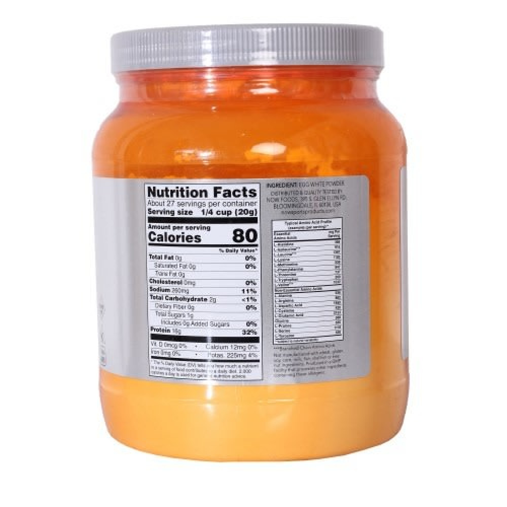 Now Foods Egg White Protein Protein Powder 544g - Health ...