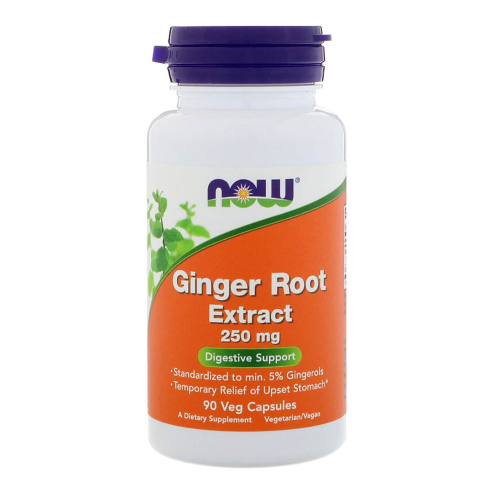Now Foods Ginger Root Extract 250mg 90 Capsules - Health ...