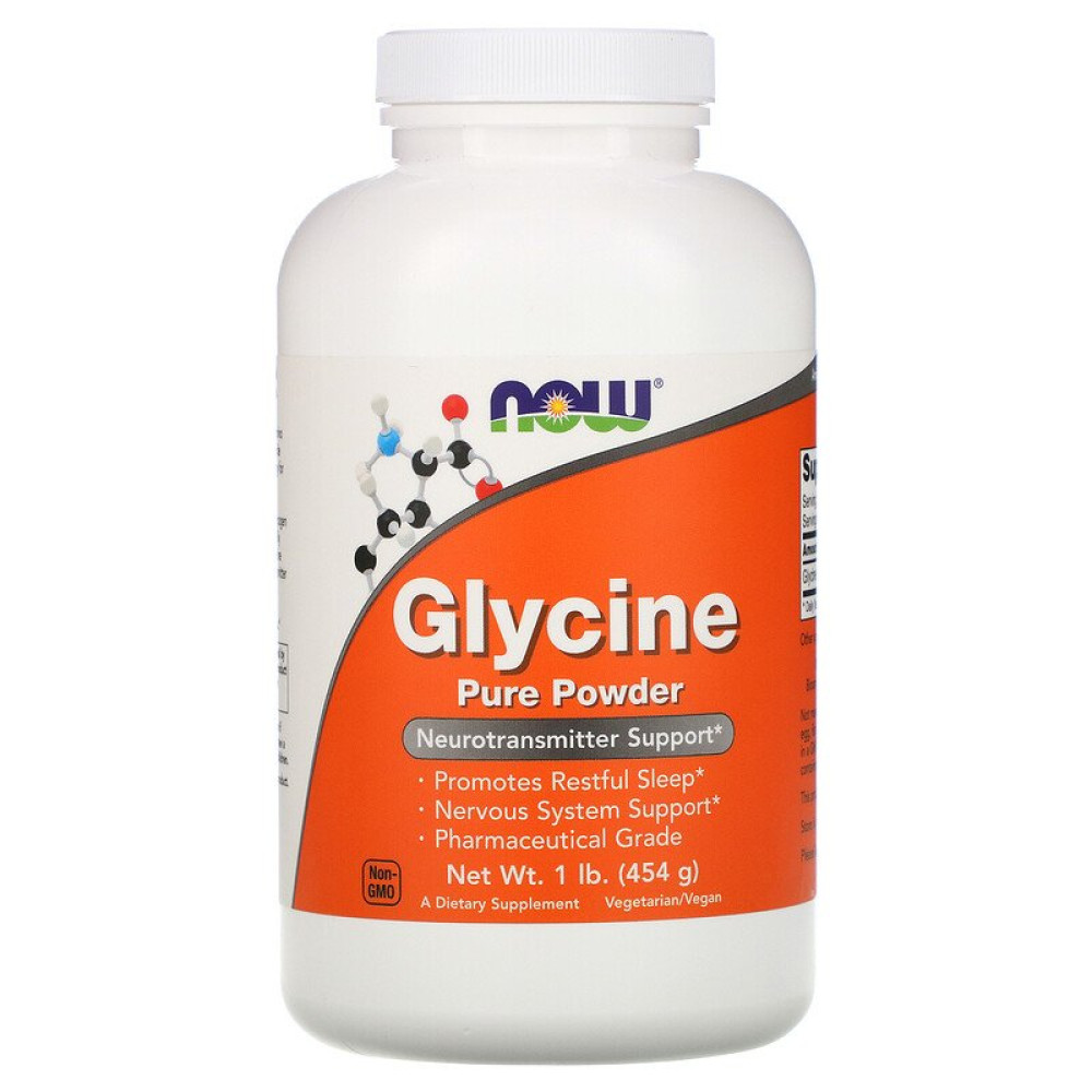 Now Foods Glycine Pure Powder 454g | HealthPorter NZ