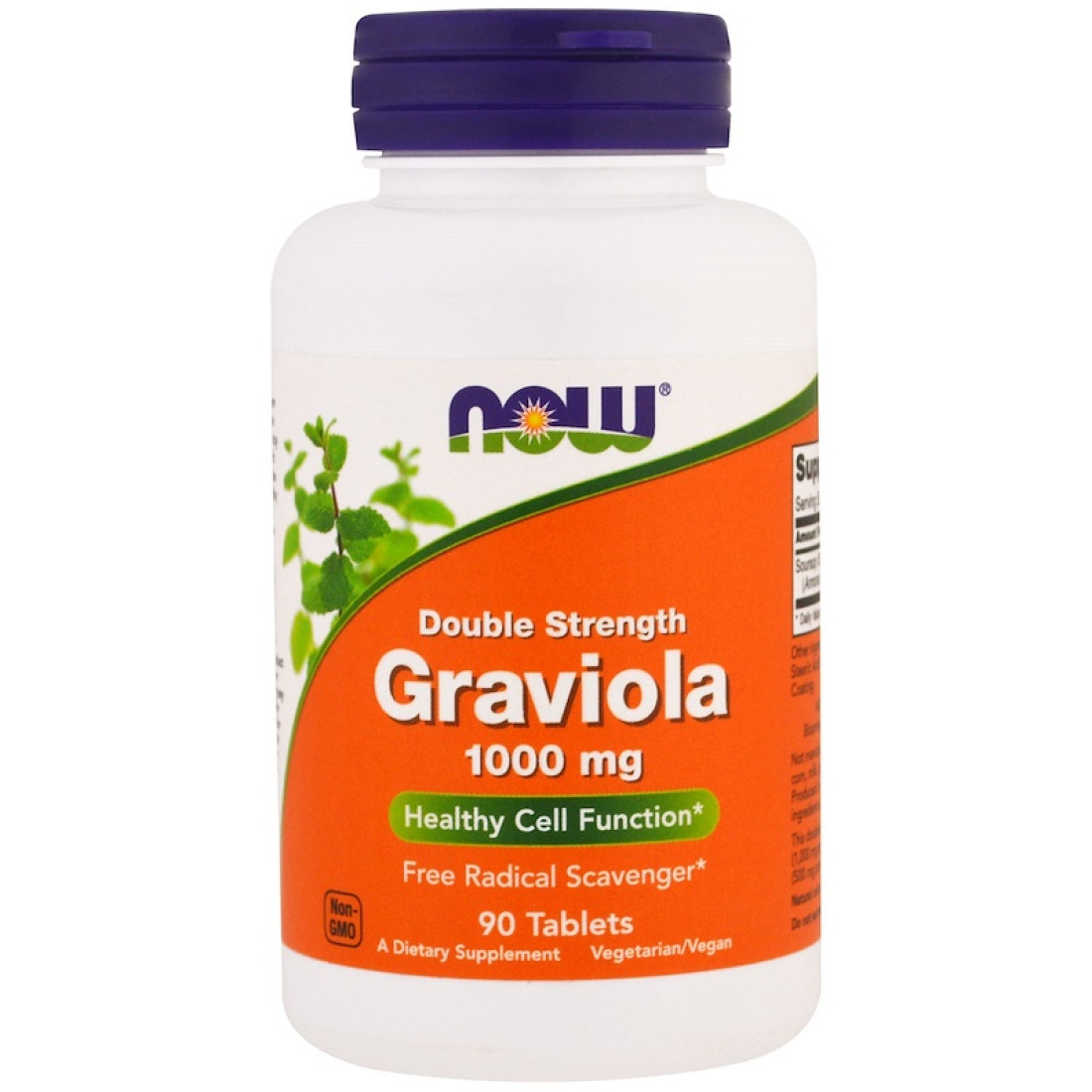 Now Foods Graviola Double Strength 1000mg 90 Tablets - H ...