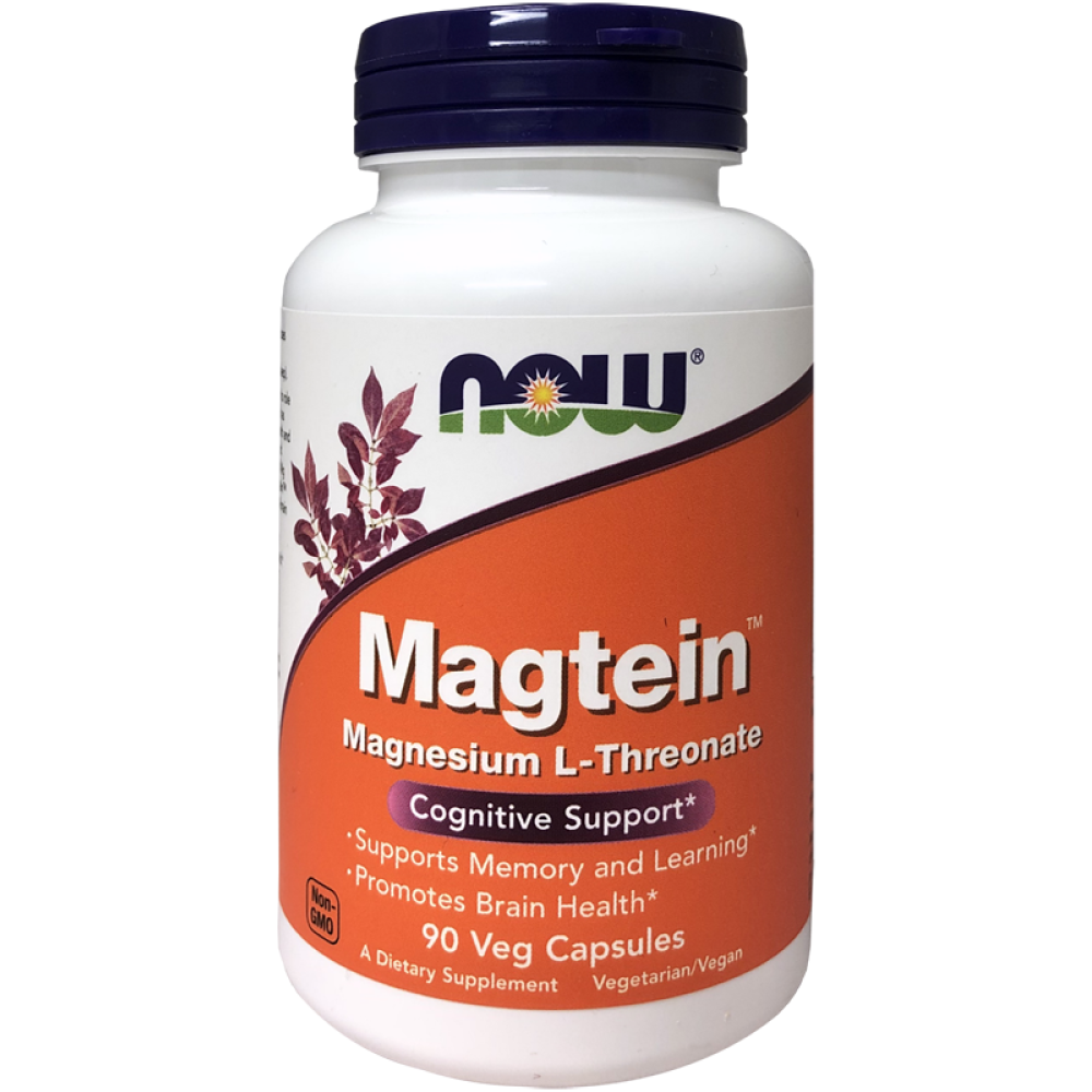 Now Foods Magtein Magnesium L-Threonate 90 Capsules - He ...