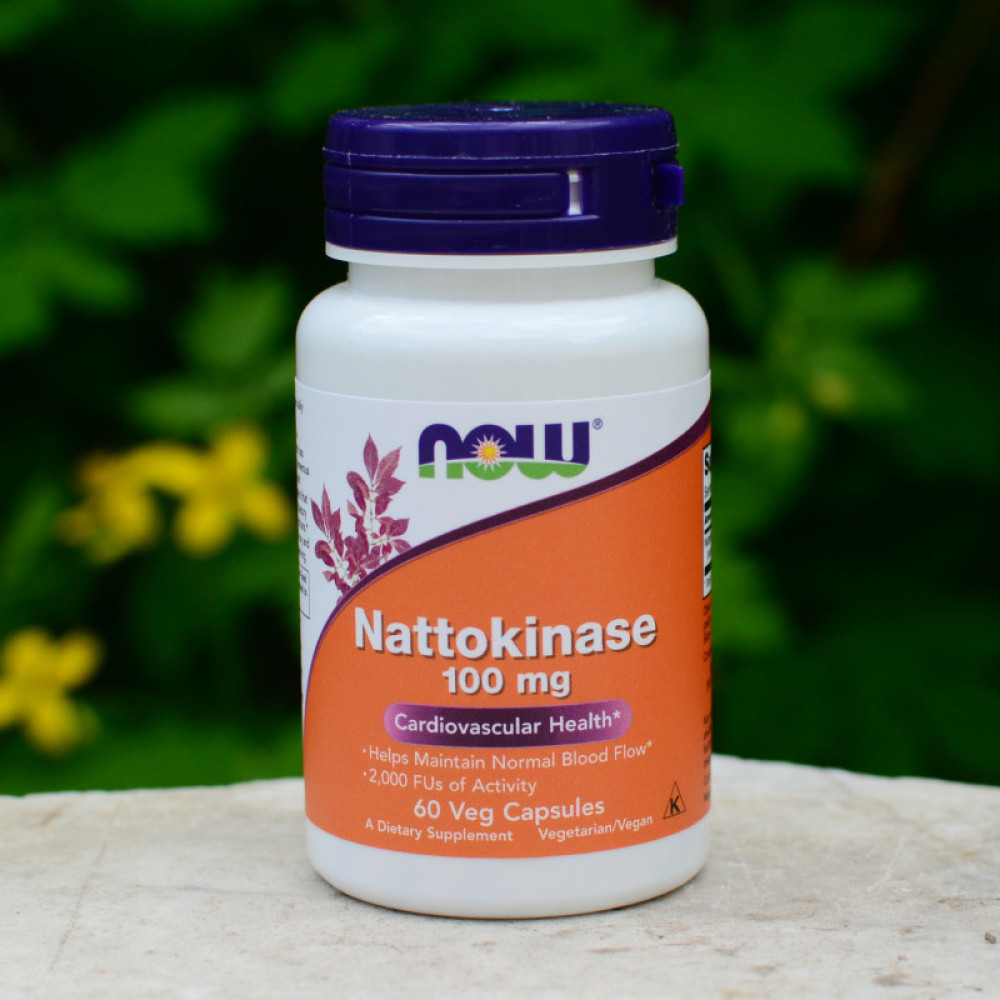 Nattokinase 100mg 2000 FU Caps - Now Foods | HealthPorter NZ