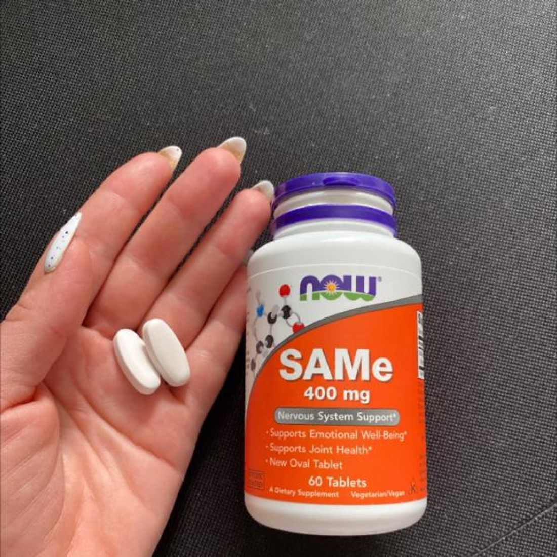 SAMe 400mg 60 Tablets - Now Foods | HealthPorter NZ