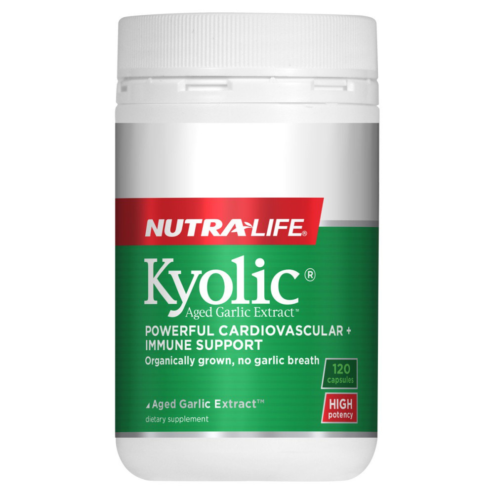 NutraLife Kyolic Aged Garlic Extract 120 Capsules - Heal ...