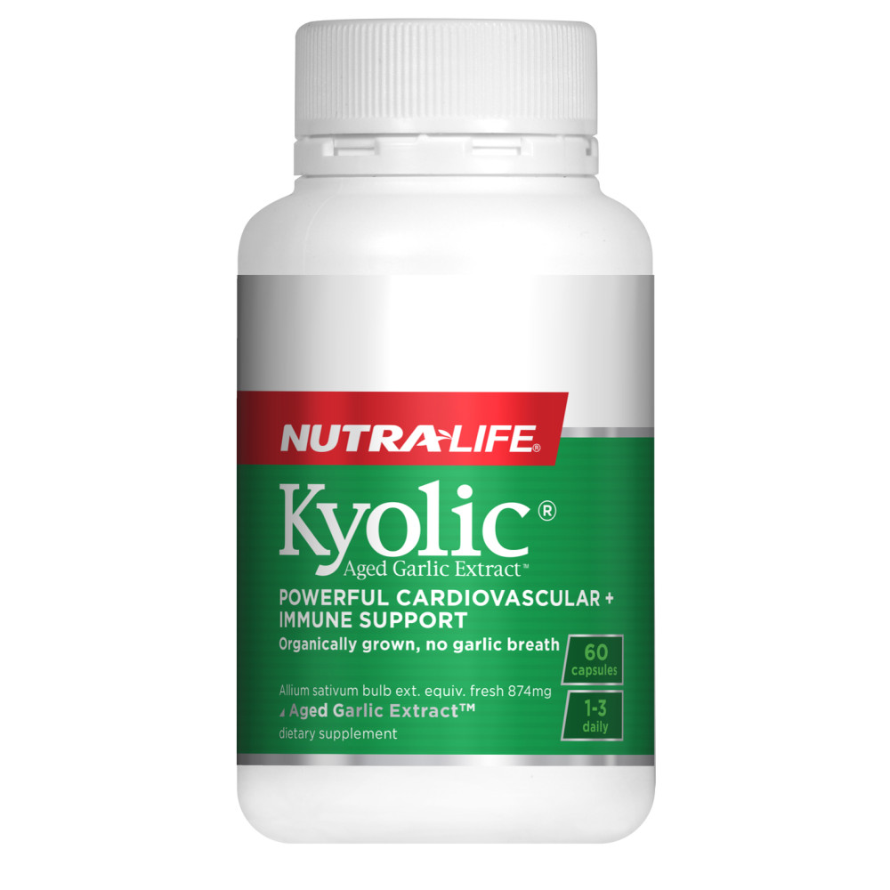 NutraLife Kyolic Aged Garlic Extract 60 Capsules - Healt ...