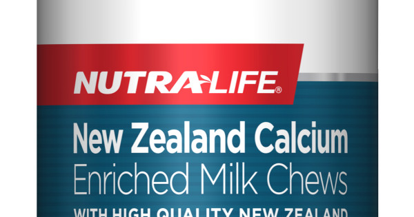 NZ Calcium Enriched Milk Chews - NutraLife | HealthPorter NZ
