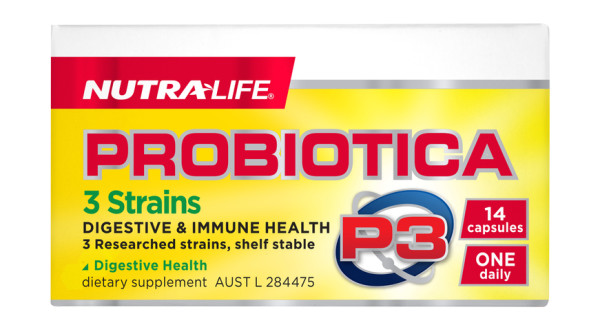 NutraLife Probiotica P3 14 Capsules - HealthPorter
