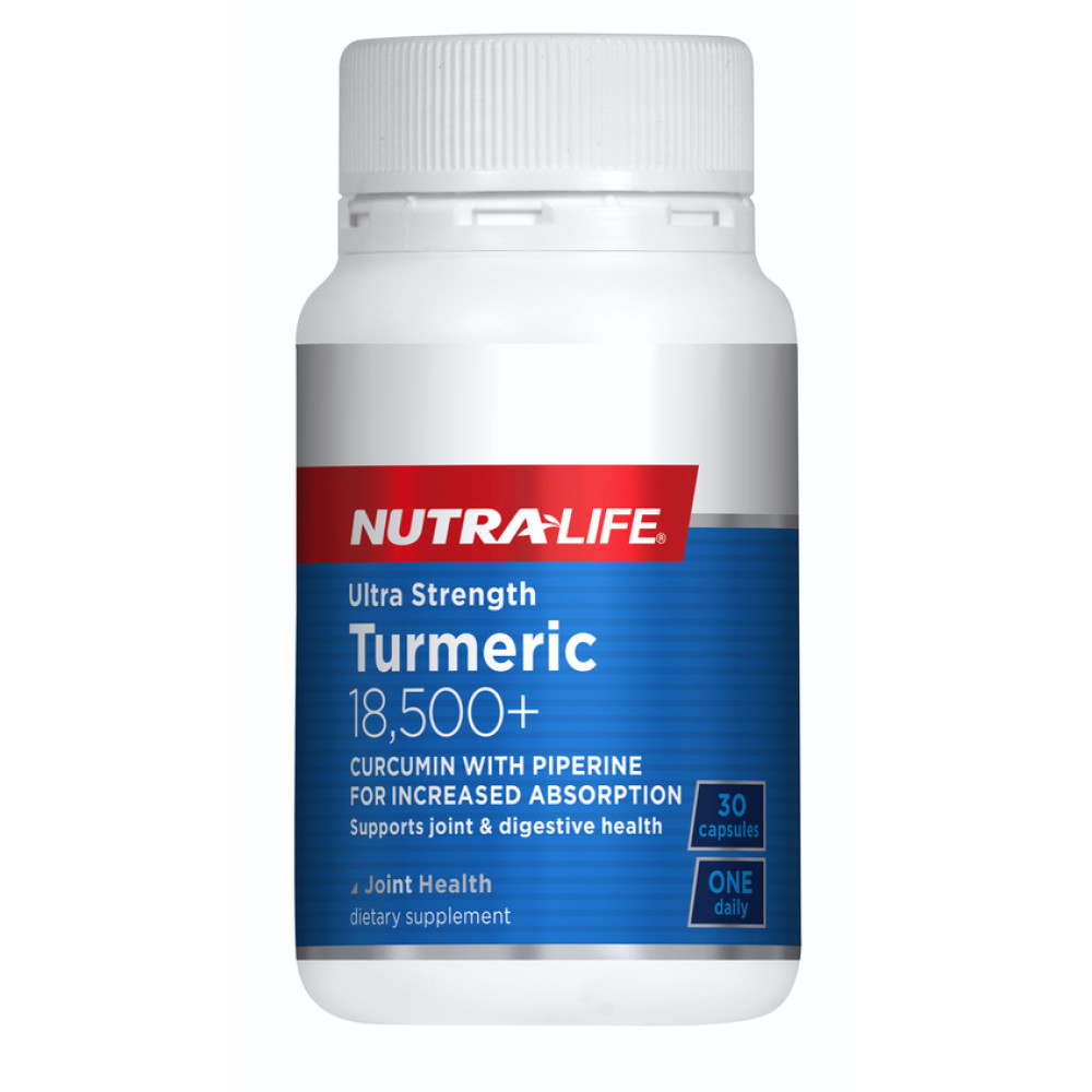 NutraLife Turmeric 18500+ Ultra Strength 30 Capsules - H ...