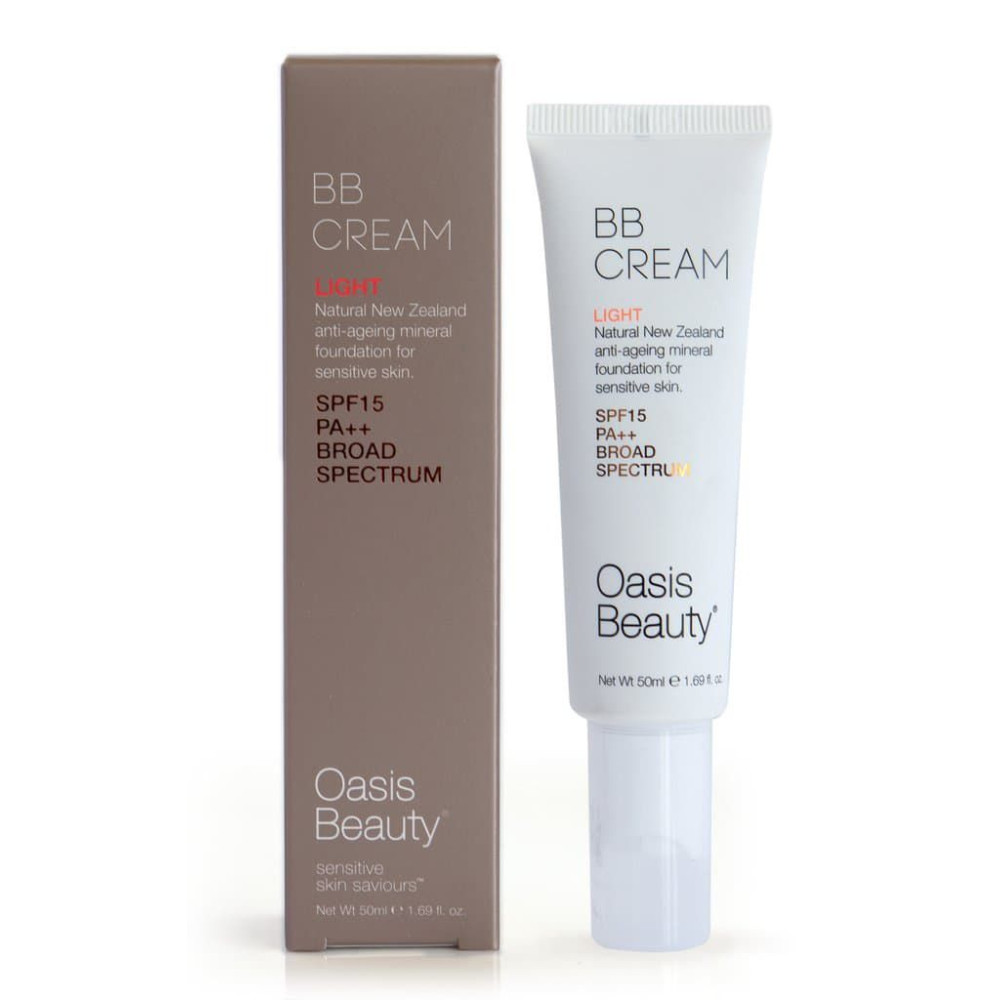 Oasis Beauty Natural BB Cream SPF 15 in Light Shade 50ml ...