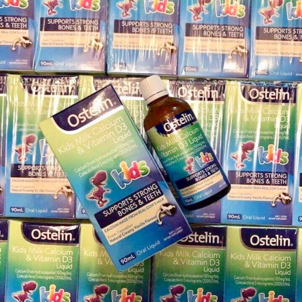 Ostelin Kids Milk Calcium & Vitamin D3 Liquid | HealthPorter ...