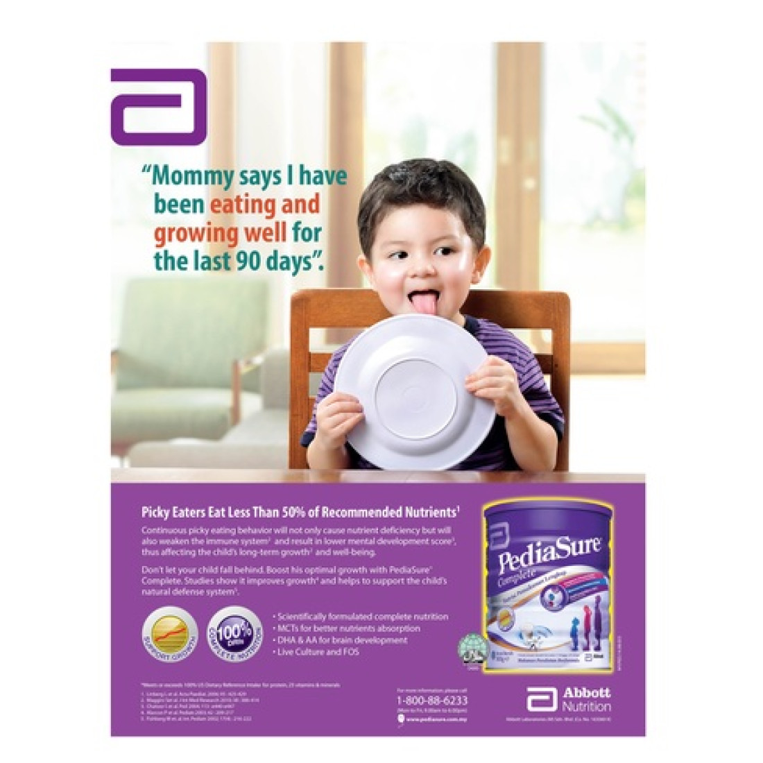 Pediasure Powder Vanilla 850g | HealthPorter NZ