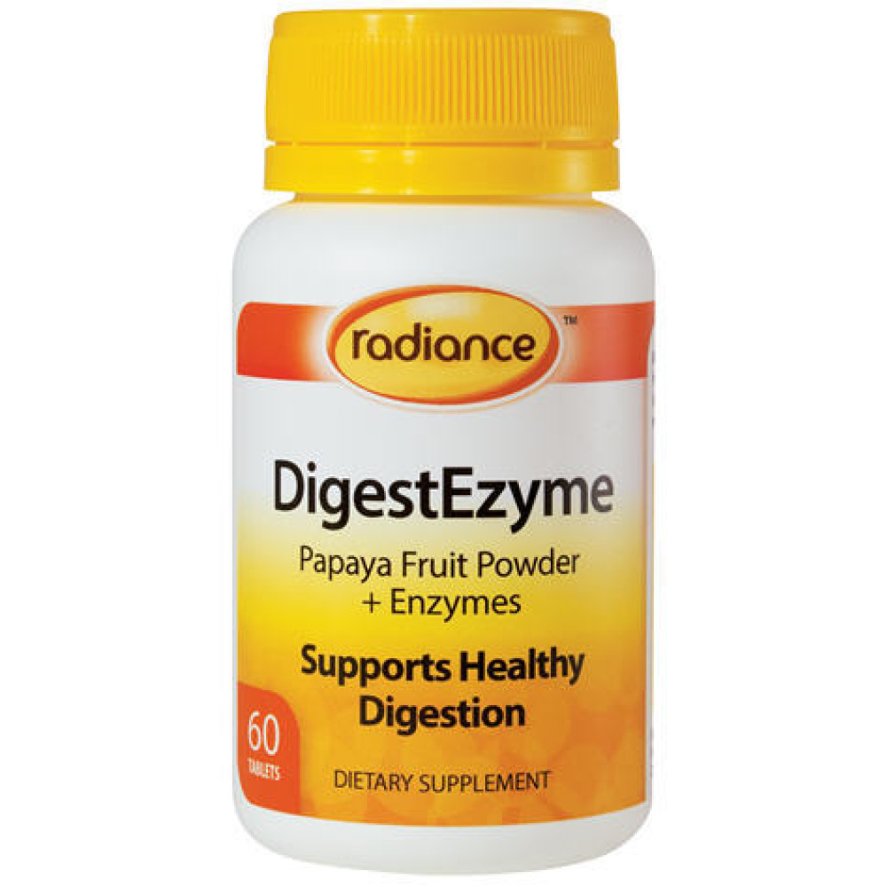 Radiance DigestEzyme Chewable 60 Tablets - HealthPorter