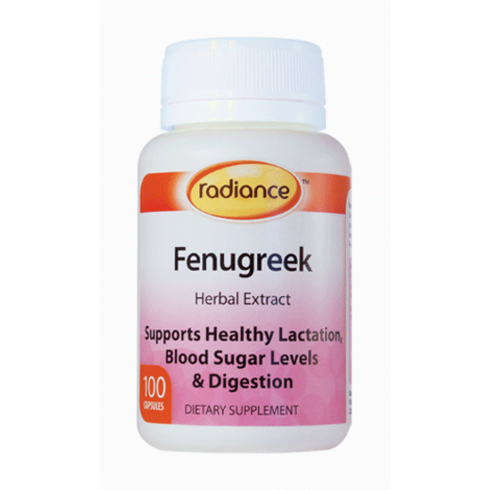 Radiance Fenugreek 100 Capsules - HealthPorter