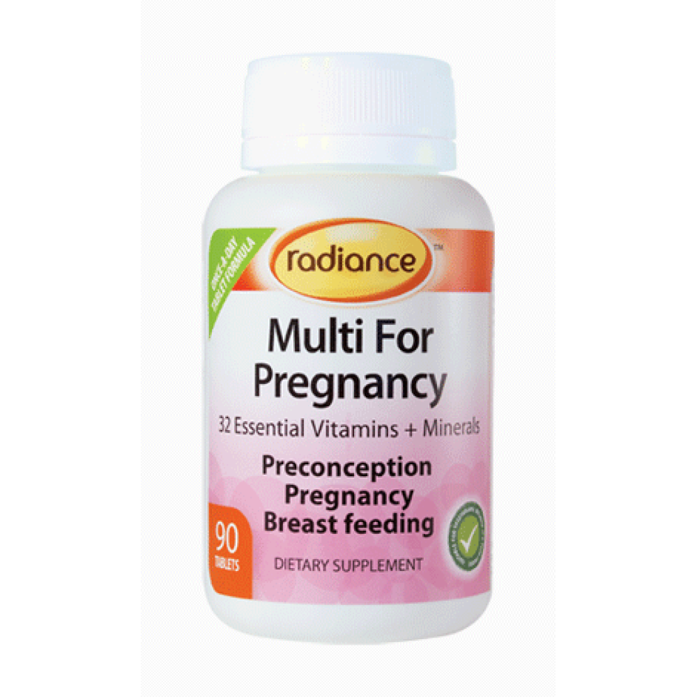 Radiance Multi For Pregnancy 90 Tablets - HealthPorter