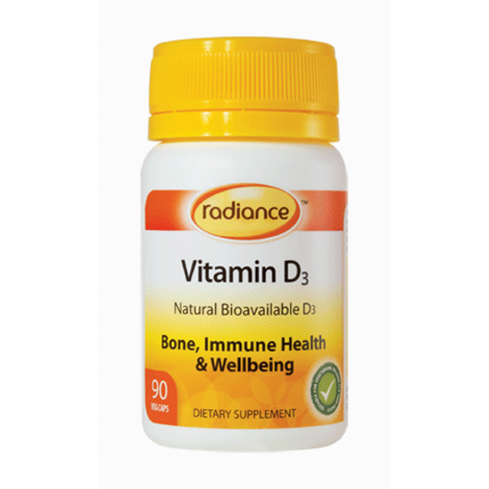 Radiance Vitamin D3 90 Capsules - HealthPorter