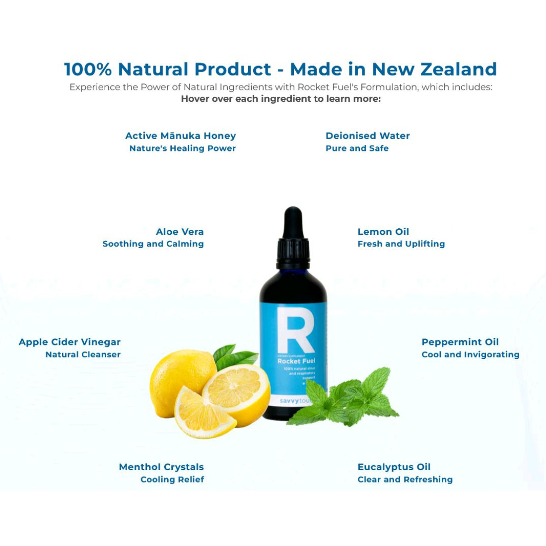 Rocket Fuel 100ml - Sinus & Respiratory Support | HealthPorter ...