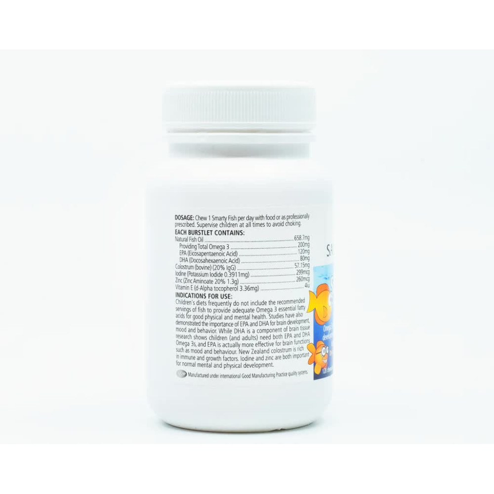 Sanderson Smarty Fish Omega 3 120 Chewable Capsules - HealthPorter ...