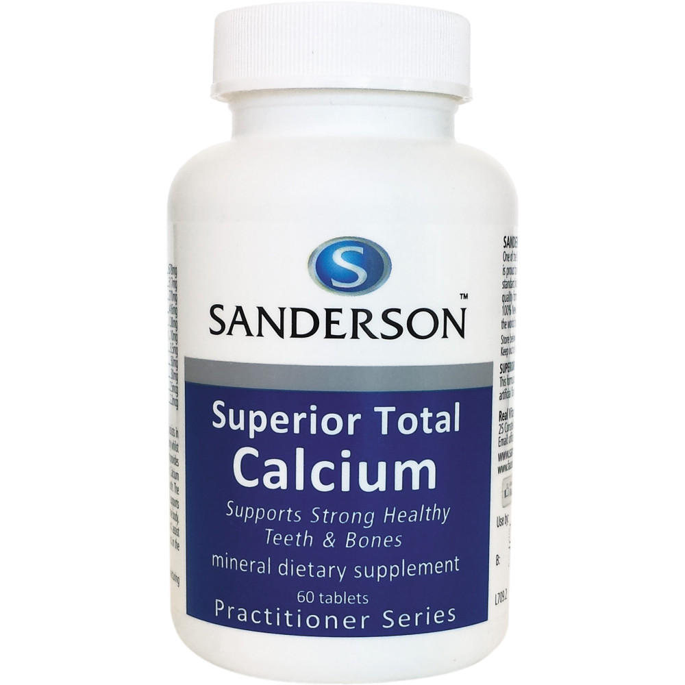 Superior Total Calcium 60 Tablets | Sanderson - HealthPorter ...
