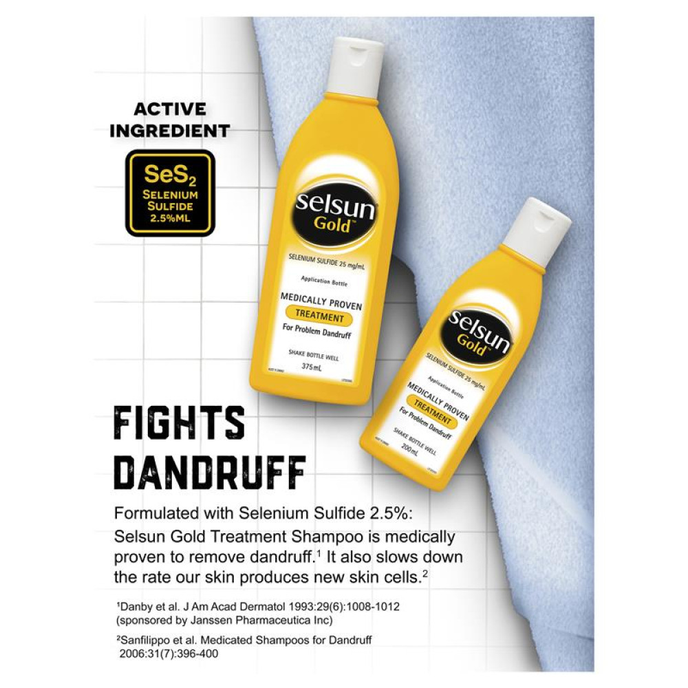 Anti Dandruff Treatment Shampoo - Selsun Gold | HealthPorter ...