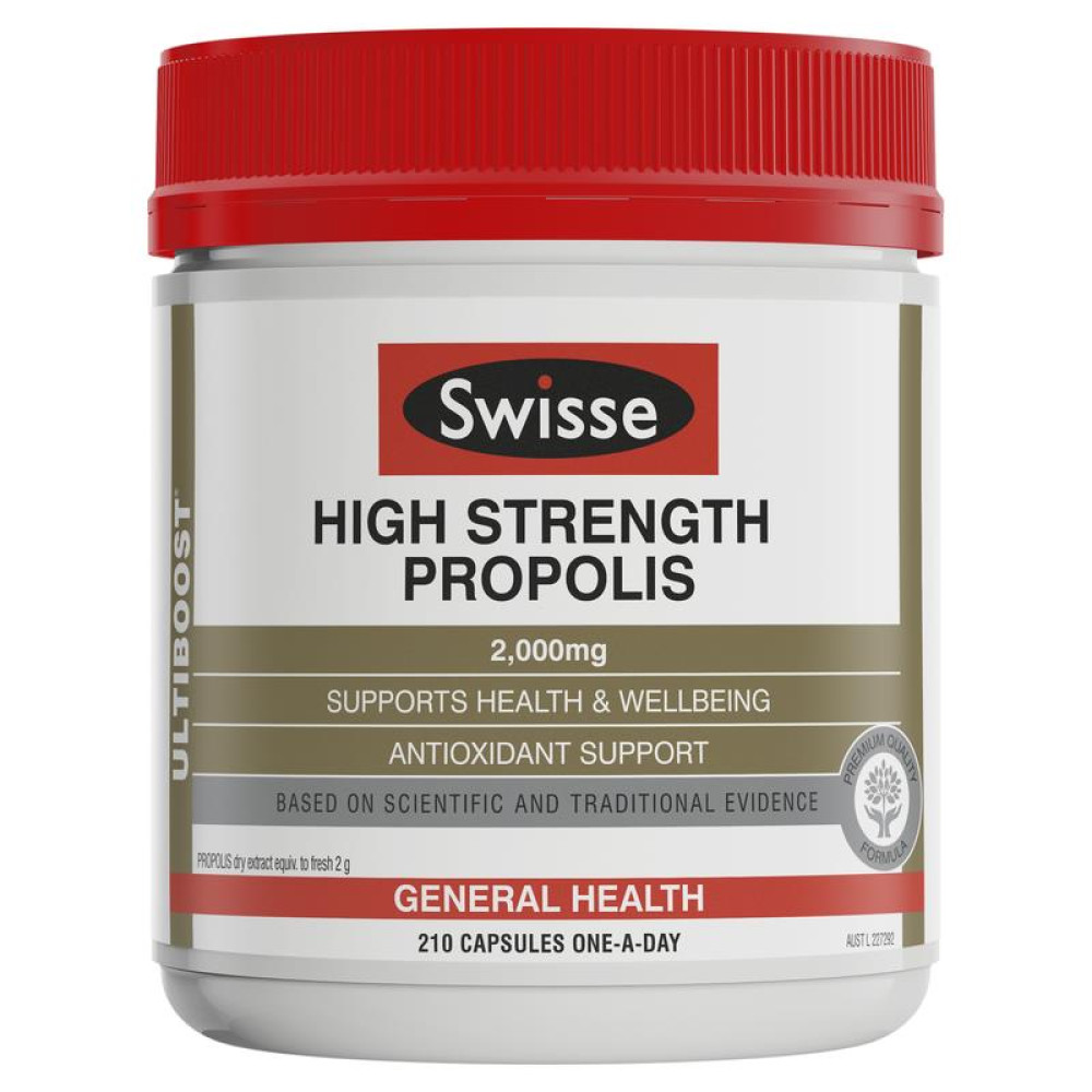 Swisse Ultiboost High Strength Propolis 2000mg 210 Capsules ...