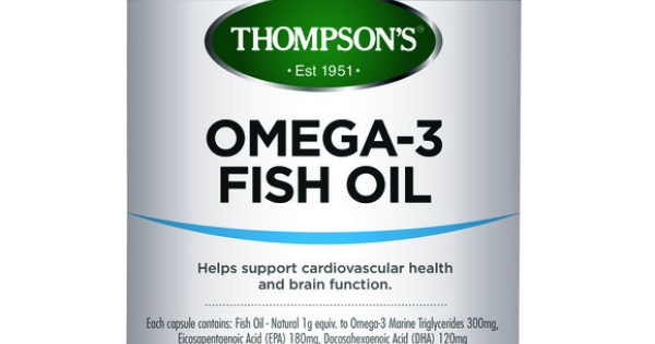 Thompson's Omega 3 Fish Oil 1000mg 400 Capsules -HealthP ...