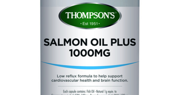 Thompson's Salmon Oil Plus 1000mg 300 Capsules - HealthP ...