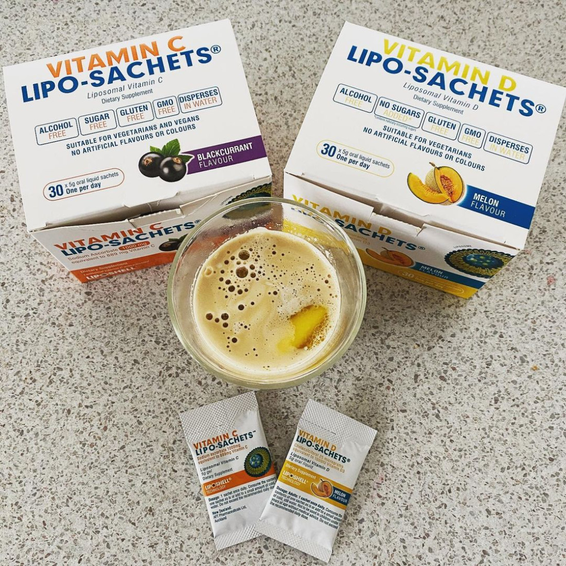 Vitamin C Lipo Sachets Liposomal Vitamin C | HealthPorter NZ
