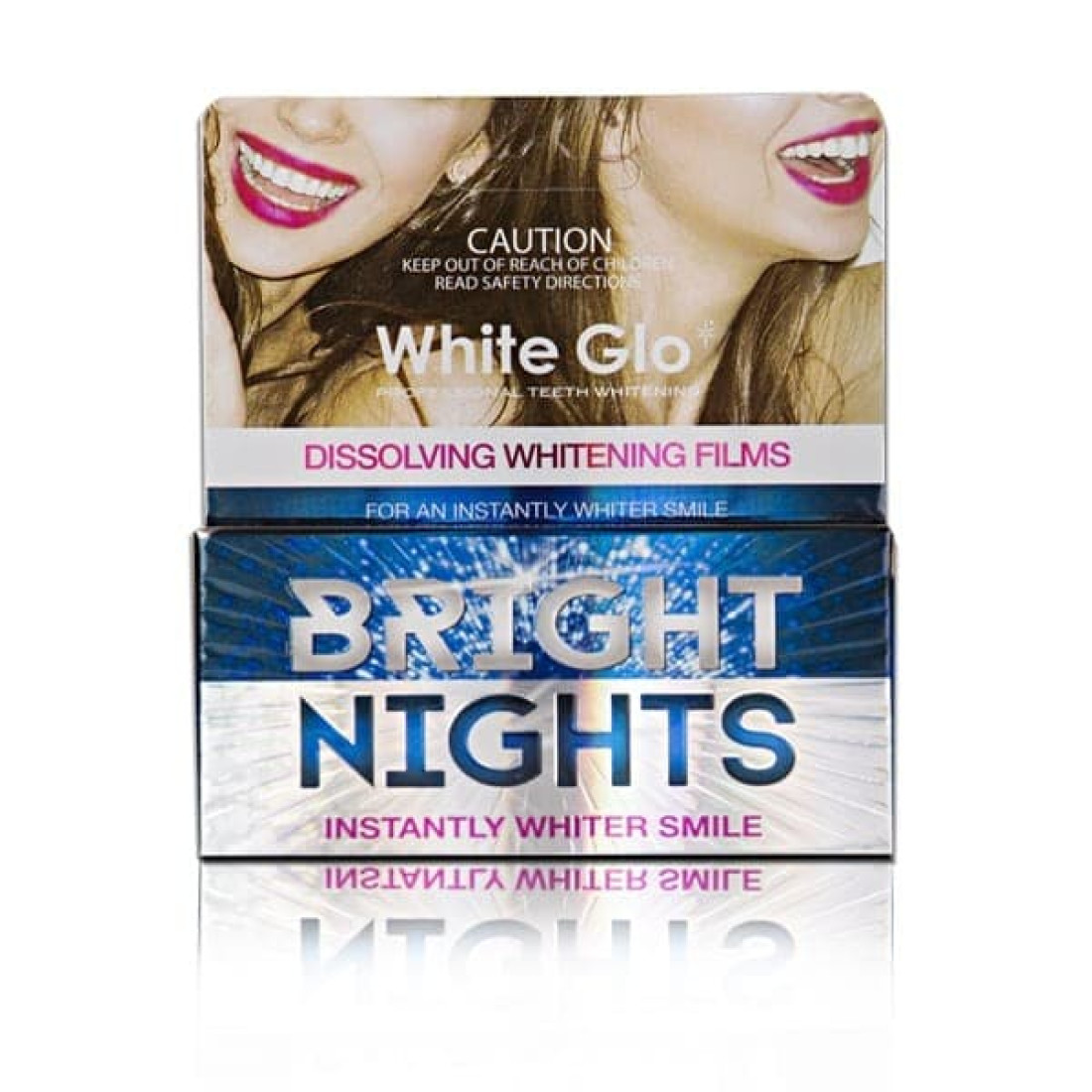 White Glo Bright Nights Whitening 6 Strips - HealthPorter