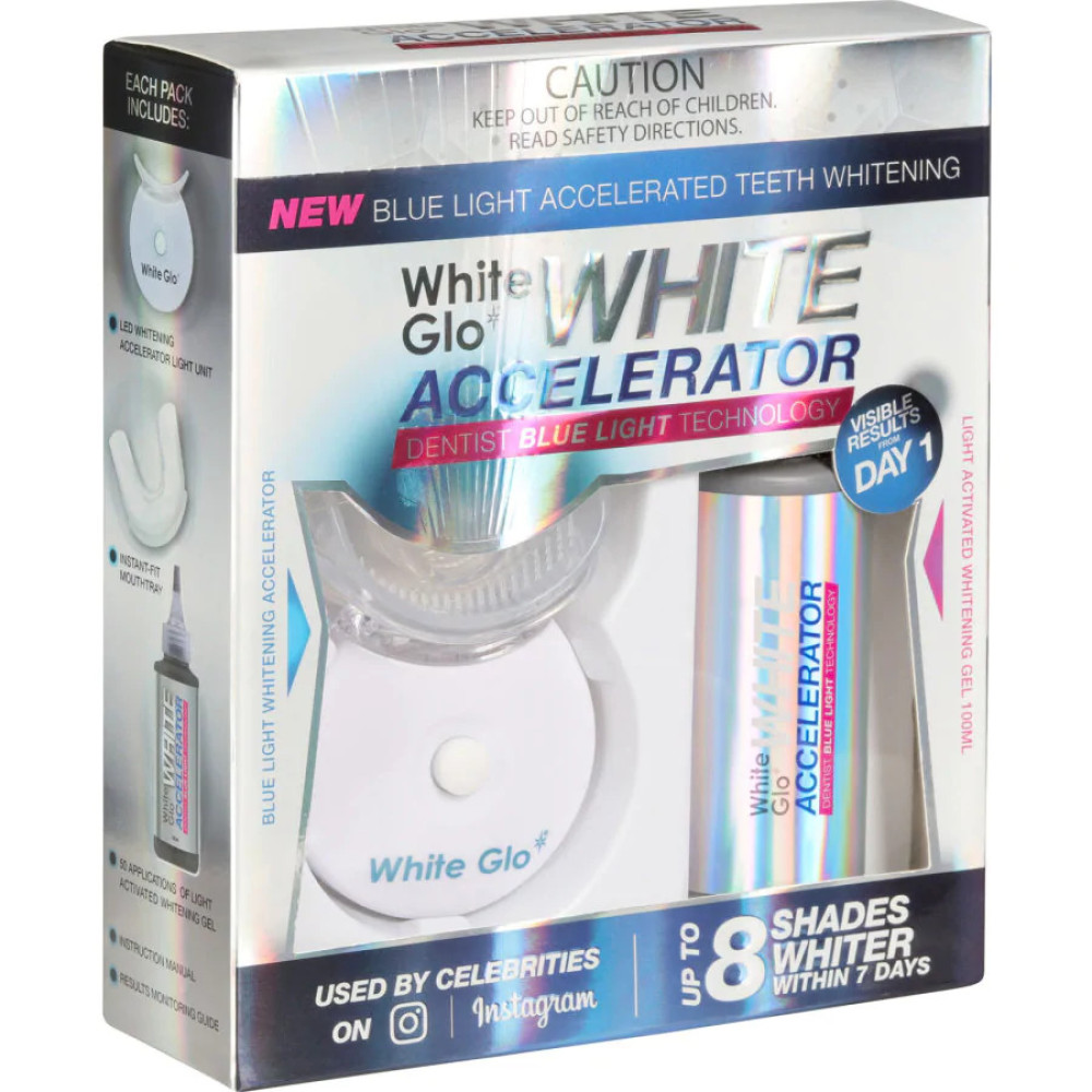 White Glo Teeth Whitening Accelerator Kit | HealthPorter NZ