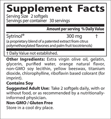 Doctor's Best Flavonoid Complex with Sytrinol 150mg 60 Softgels ...